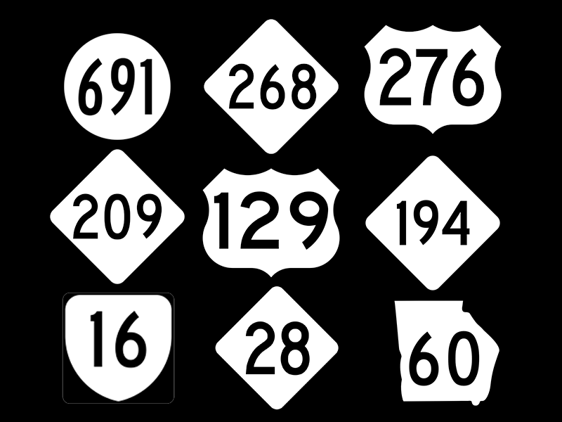 14 ROAD SIGNS Motorycle Ride Souvenirs – Motorcycle Rider Shop